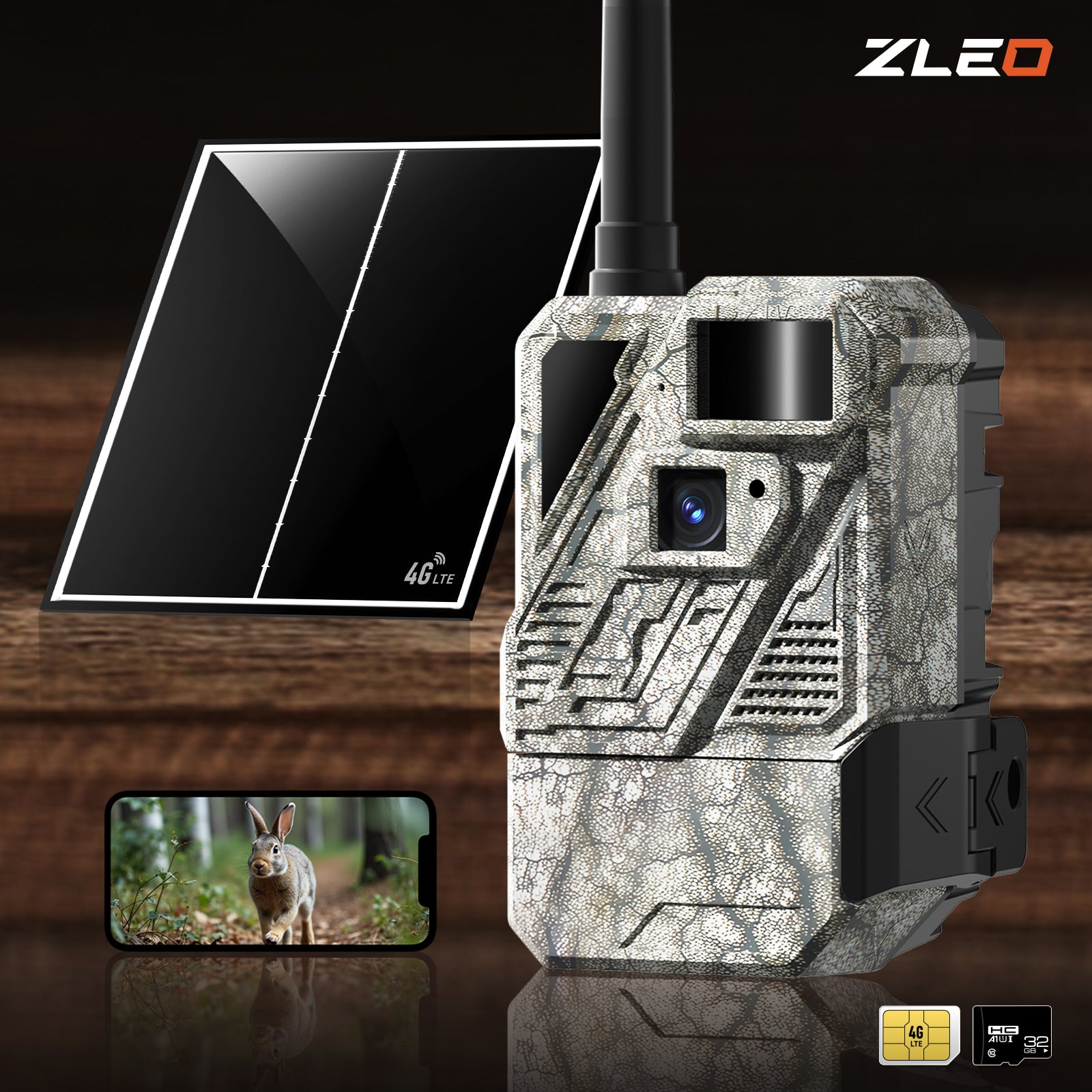 Zleo Cellular Trail Camera - Winter White - Flexible Data Plan – ZLEO